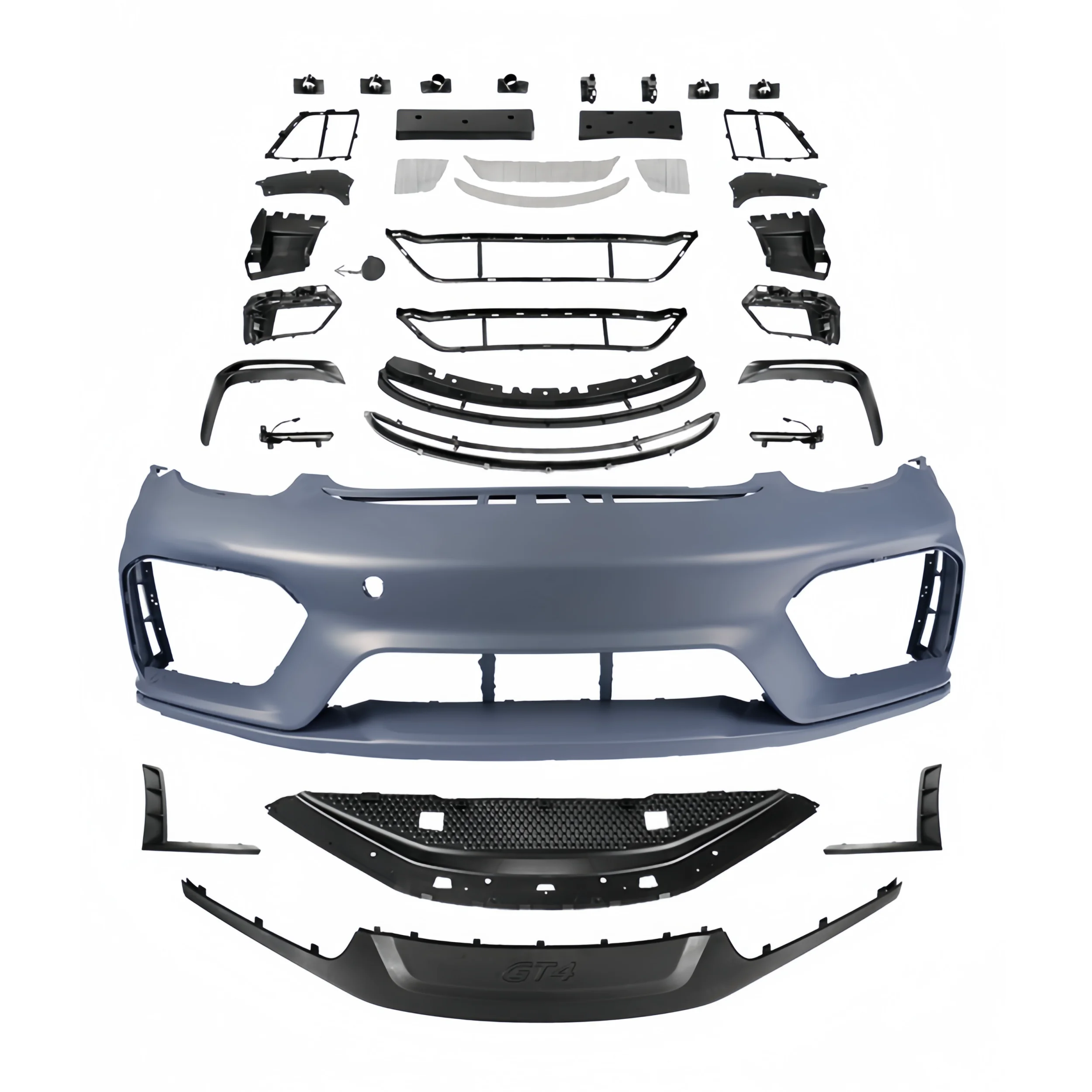 For Porsche 718 981 Change to 718 GT4 Injection PP Material Front ...