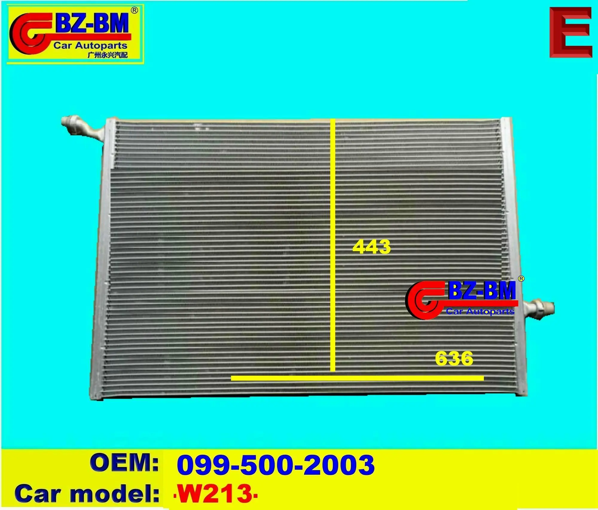 Engine Radiator F0r Bz S Class W222 0em 0995003303 Condenser Waterタンク ...