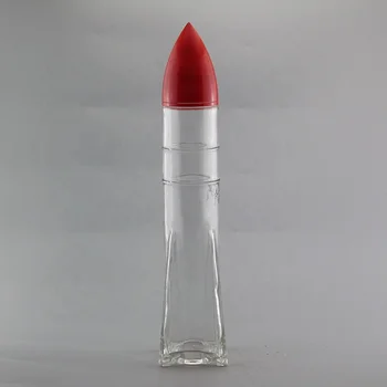 Rocket Shaped Glass Bottle 500ml Glass Bottle With Custom Cap - Buy ...