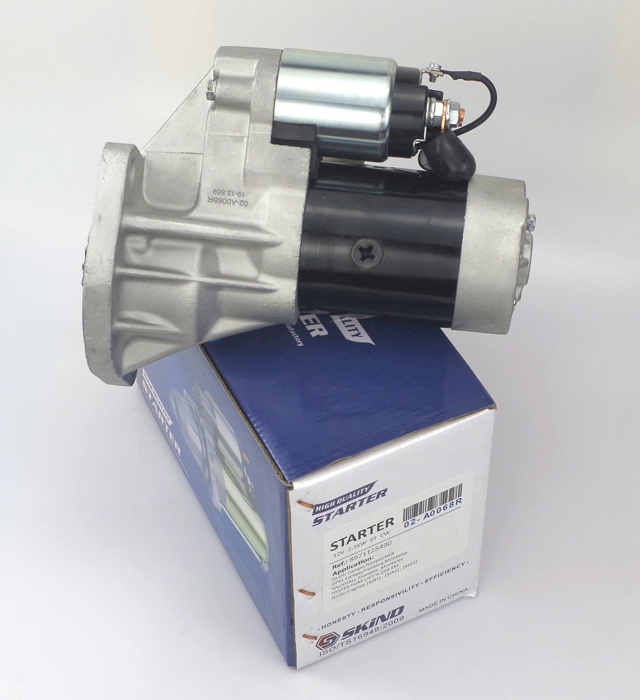 Automotive Starter Motor for Chevrolet SPARK 96289430