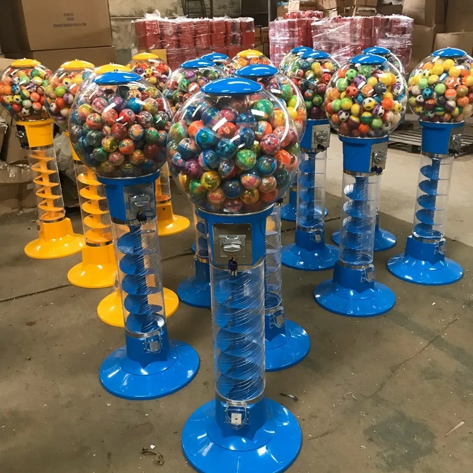 Spiral Gumball Vending Machine - Capsule Toys & Bouncy Balls