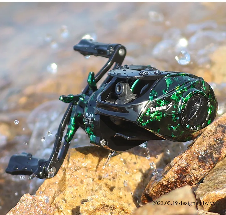 Long-distance Casting Special Black Micro-Object Lua Rod Wheel