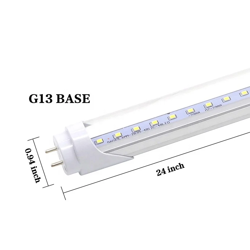 Hot Sale T8 Industrial Led Tube 18w 20w 2 Feet 4feet Smd2835 Led Tube ...