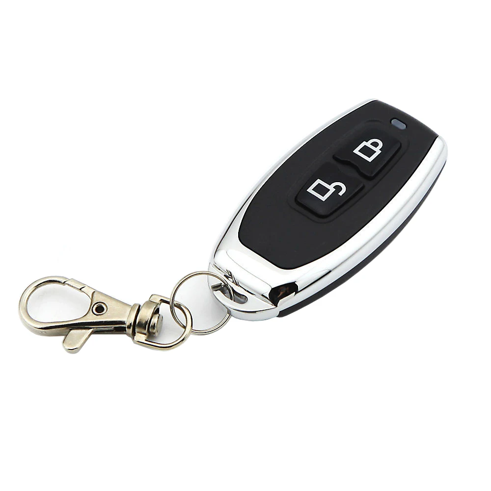 2 Button Metal Waterproof 433mhz Remote Control - Fixed Code