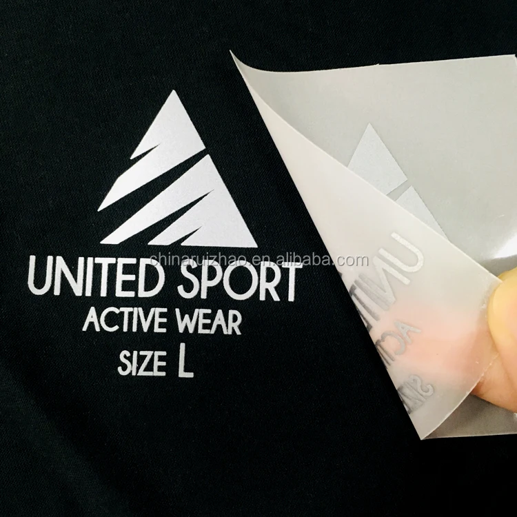 Heat Transfer Reflective Effect Care Label For Clothing - Buy ...