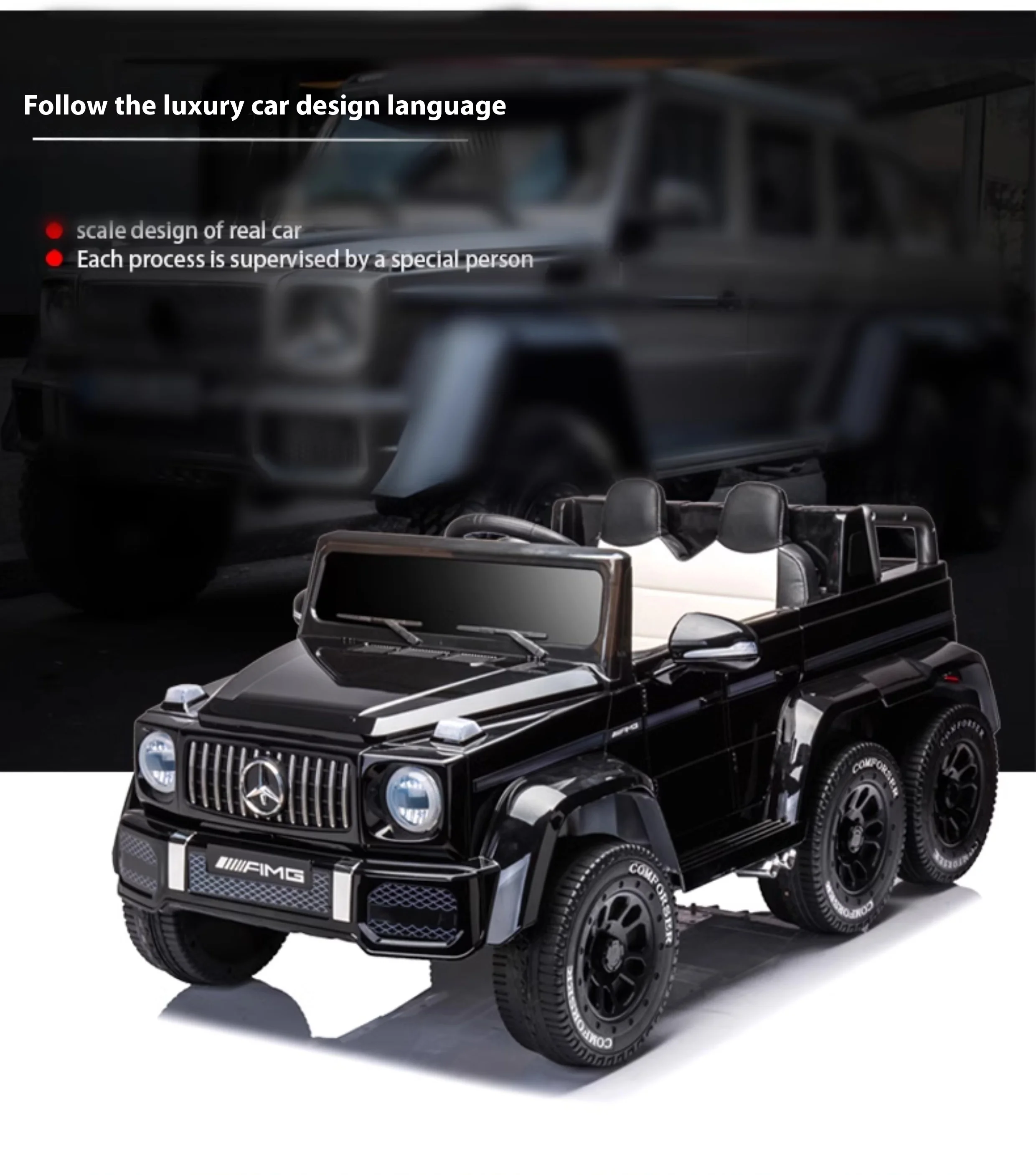 Children's Four-Wheel Remote Control Electric Car Battery Operated ...