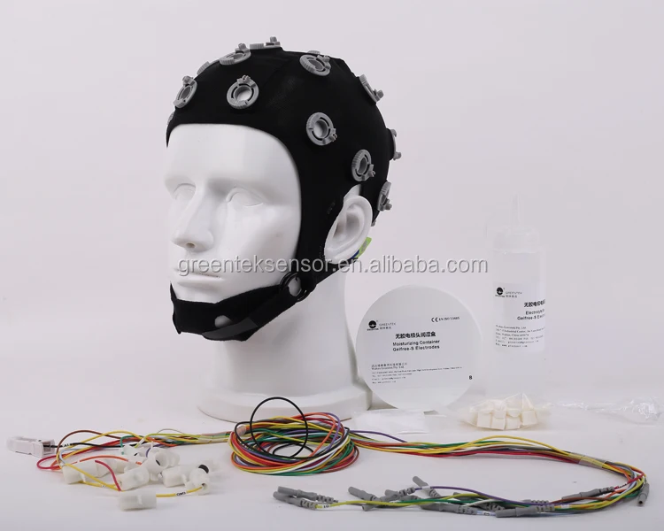 Greentek Gelfree-S2 EEG Electrode Caps for BCI Apps