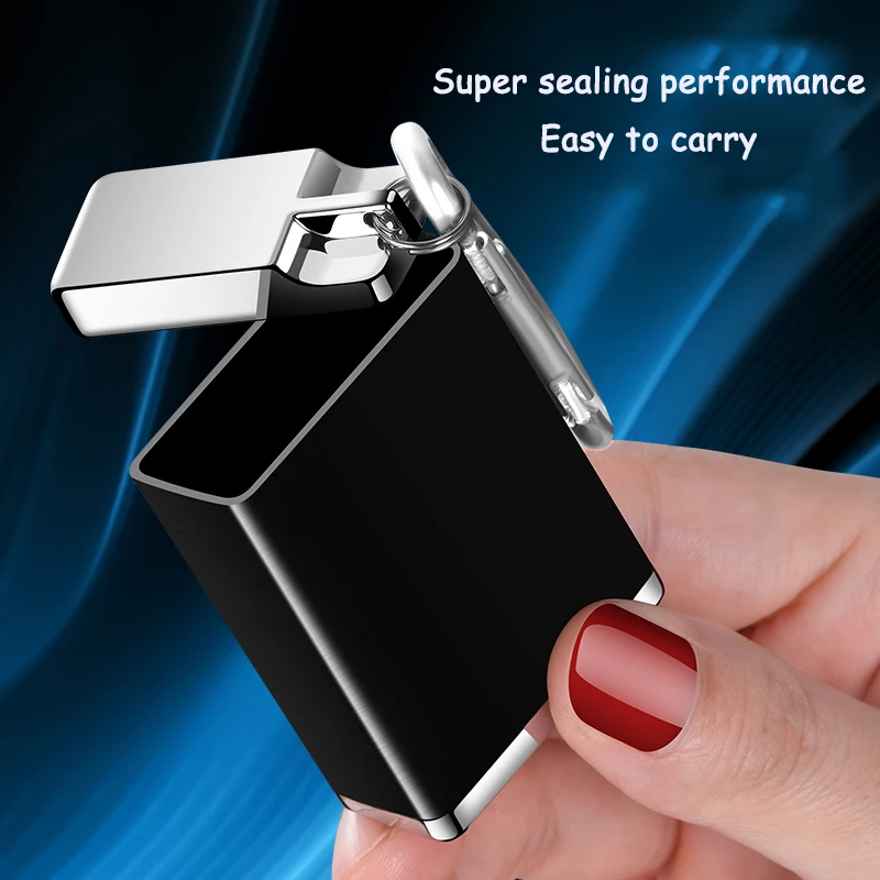 Metal Portable Ashtray Ash Tray Smokeless Stainless Steel Pocket ...