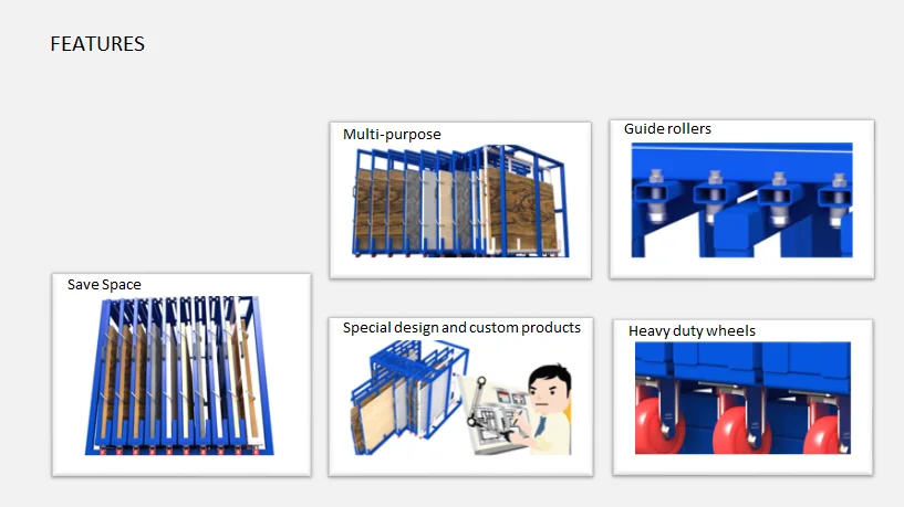 Drawer Type Glass Sheet Storage Rack System - Heavy Duty