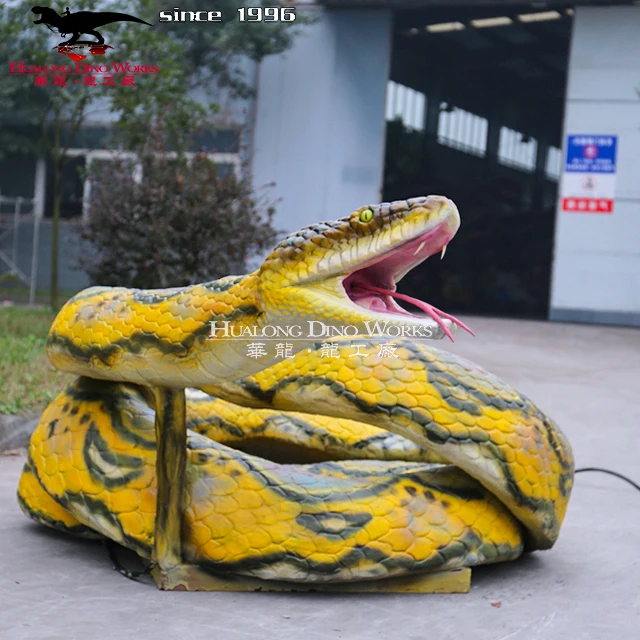 Animal Theme Park Decoration Realistic Rubber Snakes - Buy Theme Park ...