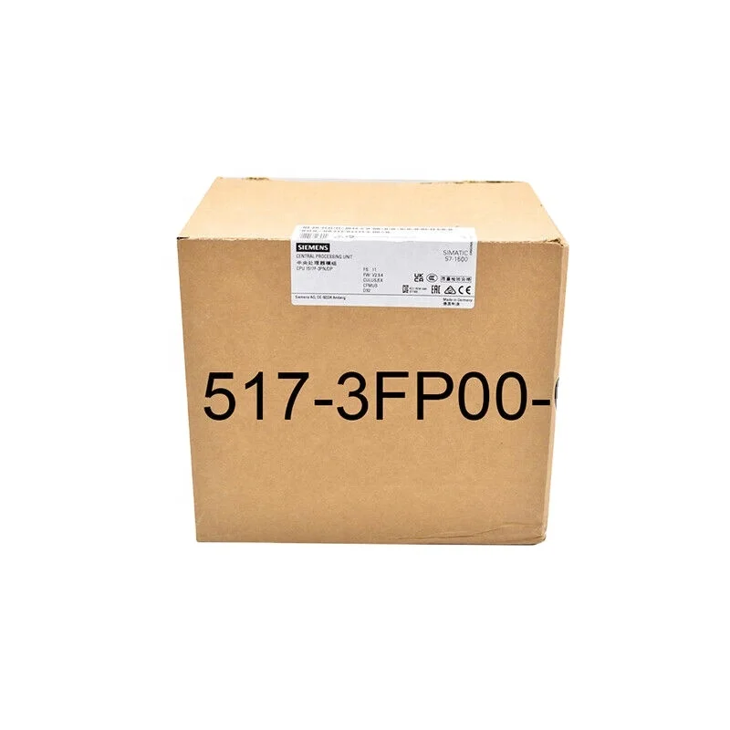 1piece S7-1500 Cpu 1517f-3 Pn/dp 6es7 517-3fp00-0ab0 6es7517-3fp00-0ab0 ...