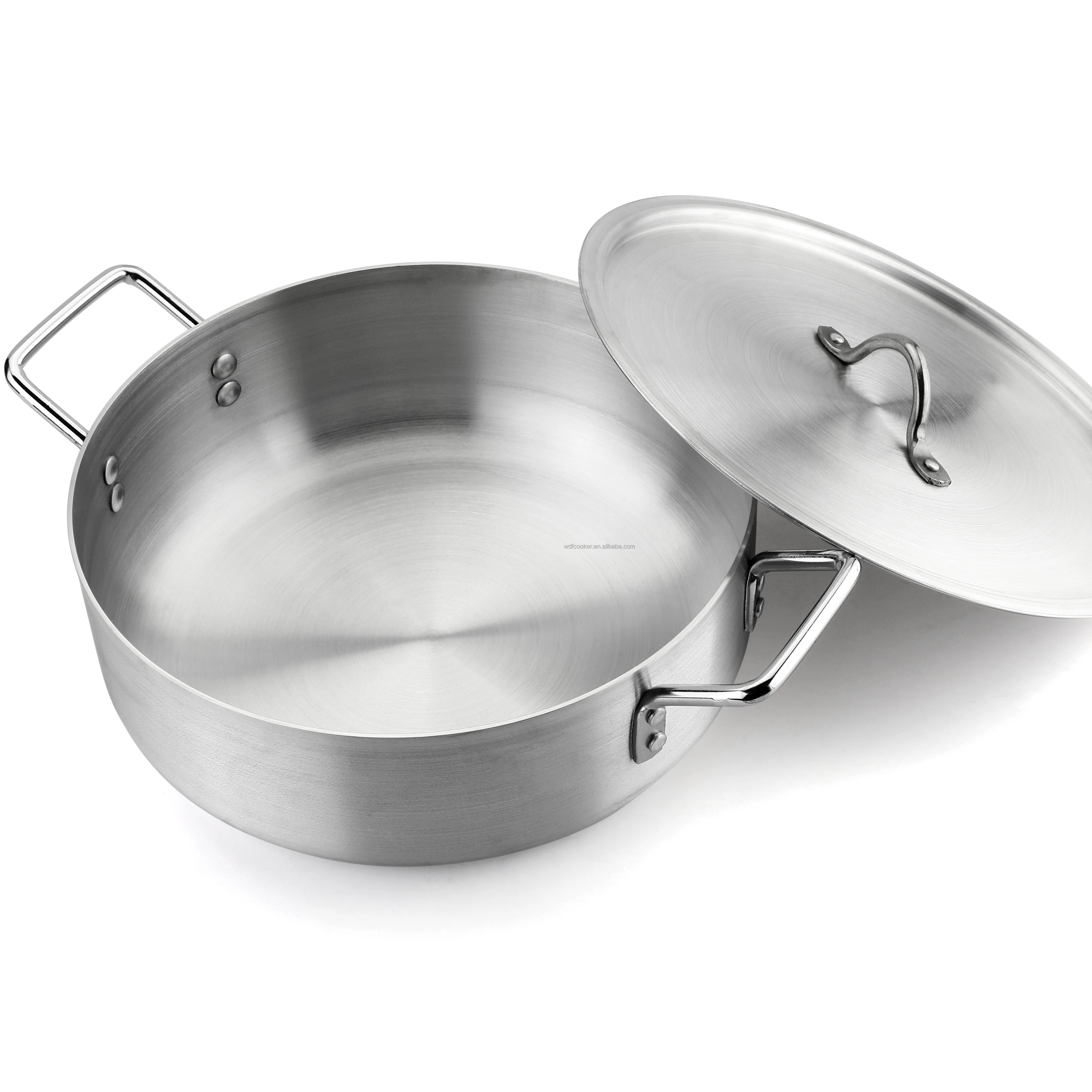 6 Pcs High Quality Cast Aluminium Cooking Pot Set with Lids for Home ...