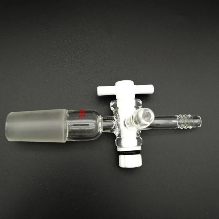 Labs Borosilicate Glass Three Way Stopcock with 24/40 Joint