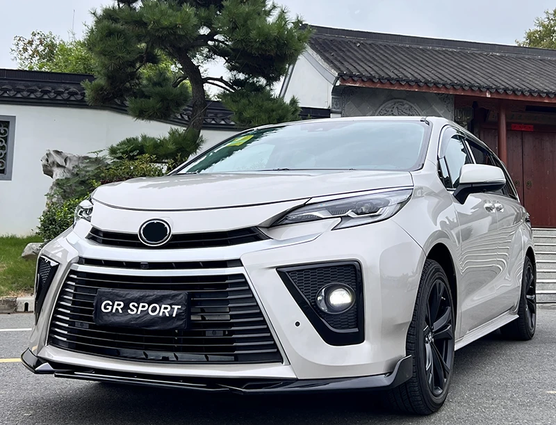 Sport Style Car Bodykit For Toyota Sienna 2021 2022 Auto Facelift Front ...