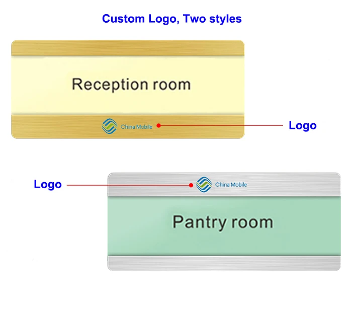 Custom Acrylic Replaceable Office Door Sign - Company Signage