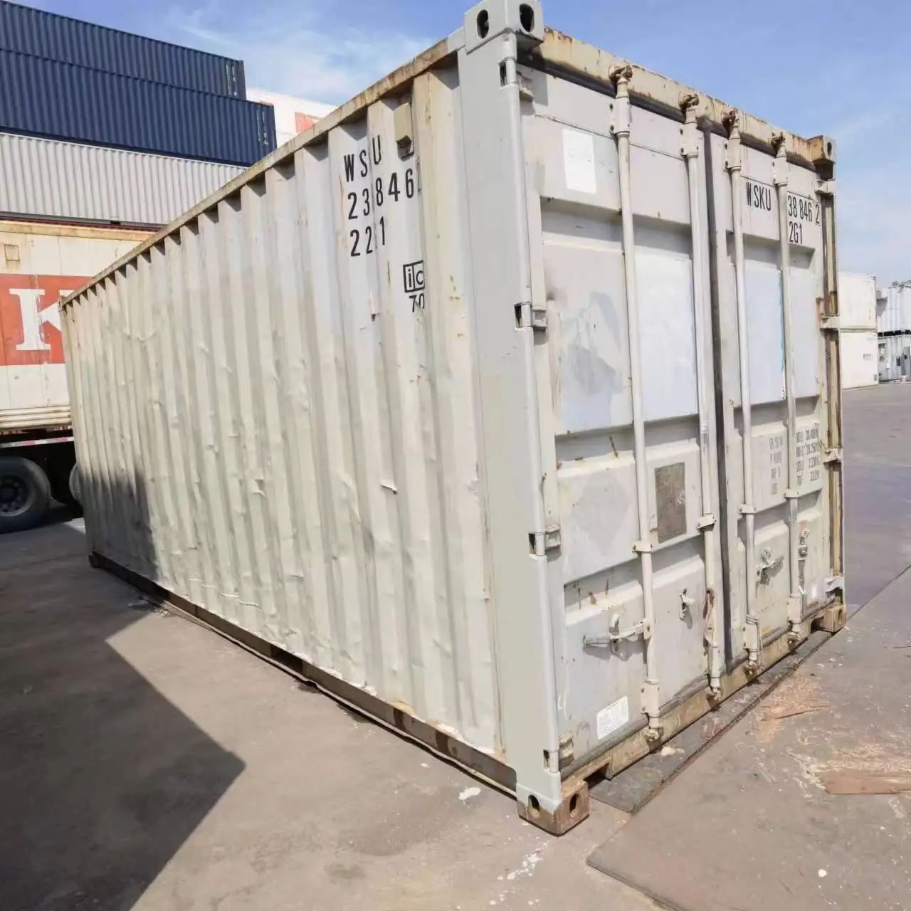 20gp/40gp Standard Container Ocean Freight Usage Dry Cargo Container ...