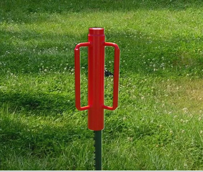 Studded T-Post 6 Ft - Durable Farm Fixed-Knot Field Fence