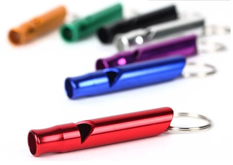 Custom Metal Emergency Whistle Self Defense For Anti Rape Colorful ...