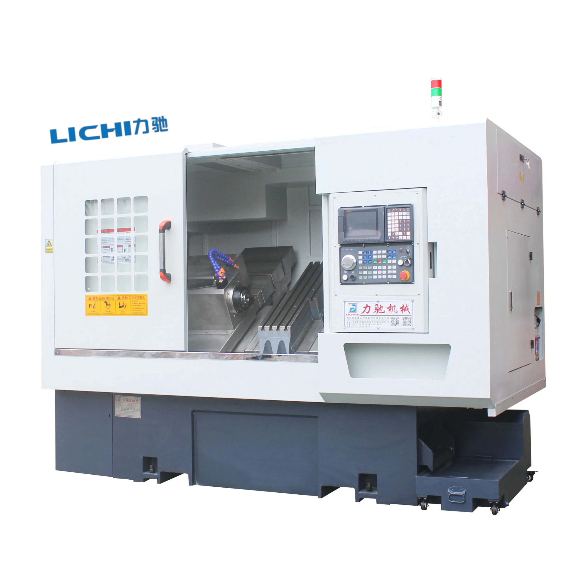 Smart CNC Turning Machine 5.5KW Spindle Servo Motor C Axis Dual-spindle ...