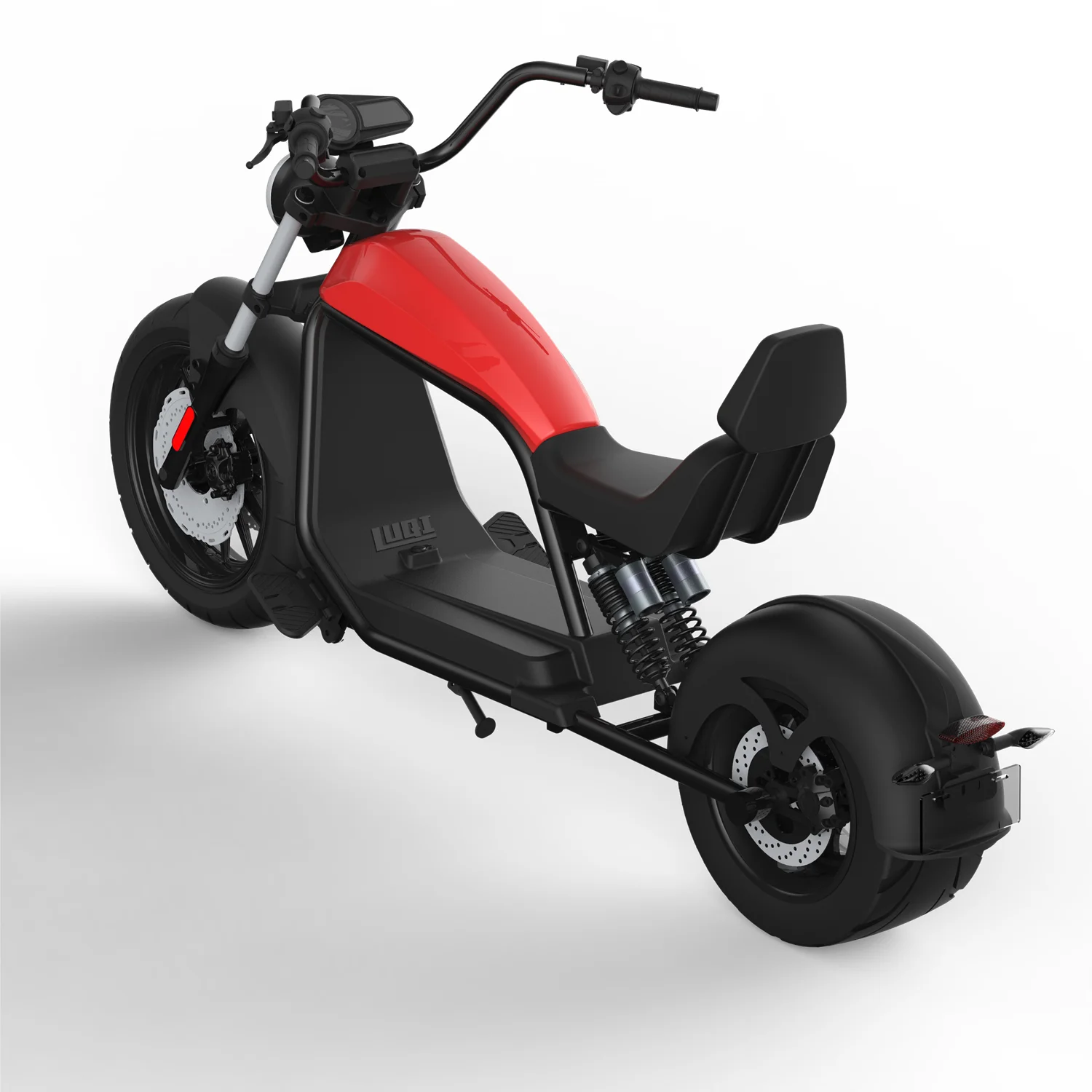 New Designed 2000w Scooter Big Tyre Wheel Electric Motorcycle Eec - Buy ...