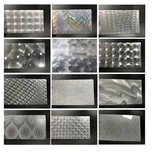 3. A4 Size PVC Diffraction Grating Sheet Hearts Diffraction Film Star ...