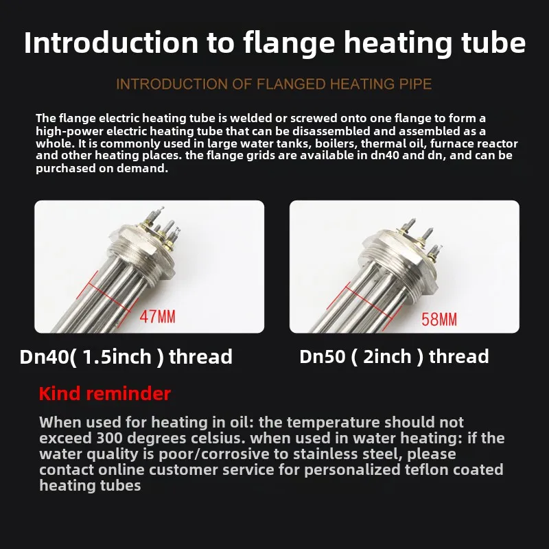 Industrial DN40 Electrical Heating Pipe - Efficient Solutions