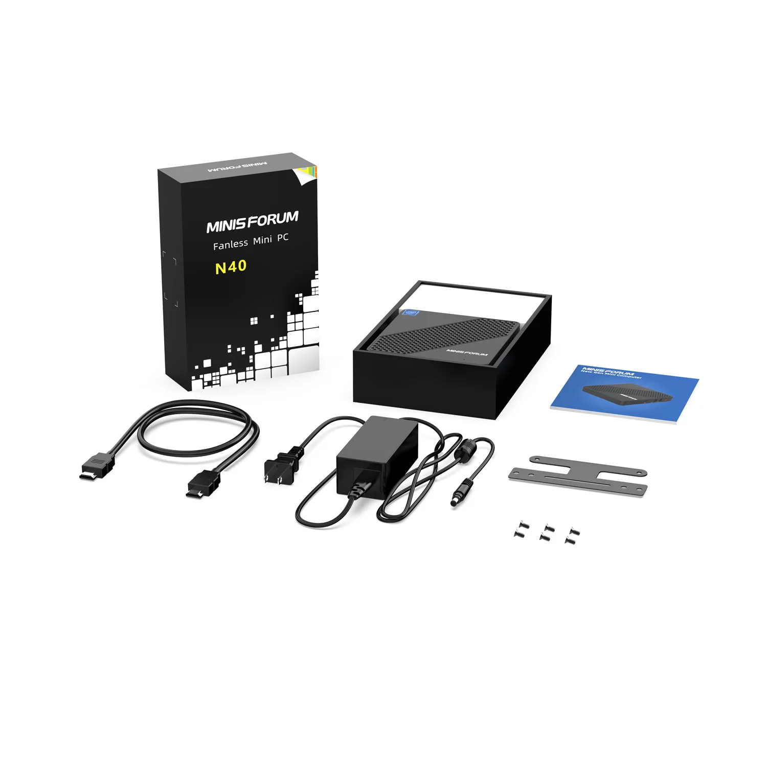 Minisforum N40 Mini PC with N3350/N4020 4GB DDR4 RAM 64GB SSD Hard ...