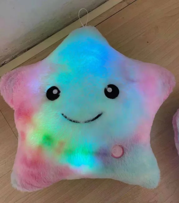 Allogogo Cpc Kawaii Glowing Pillow Soft Cotton 50cm Panda Shape Led ...