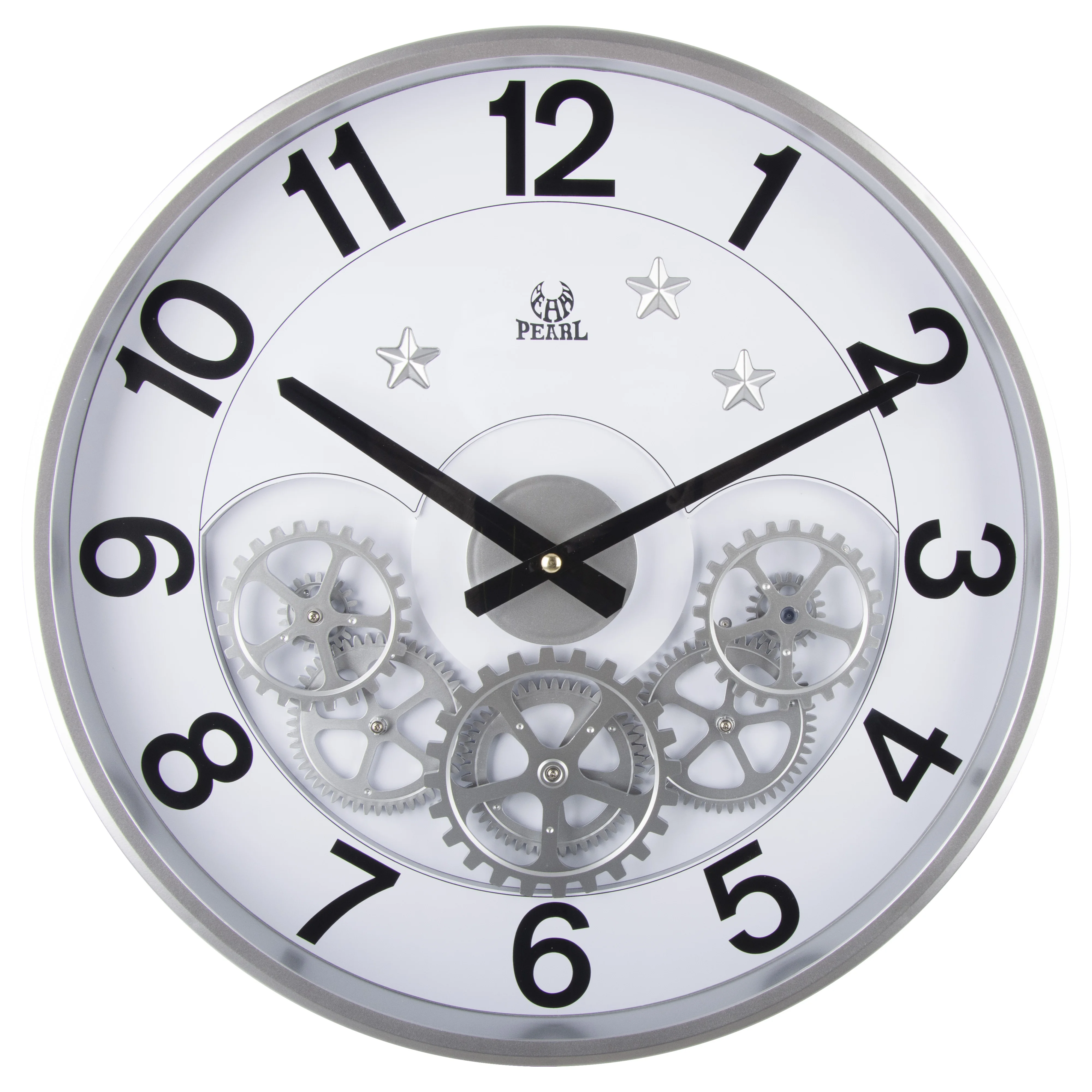 Gear Wall Clock 2024 High Popular Classical Lager Moving Gear 3d Decor ...