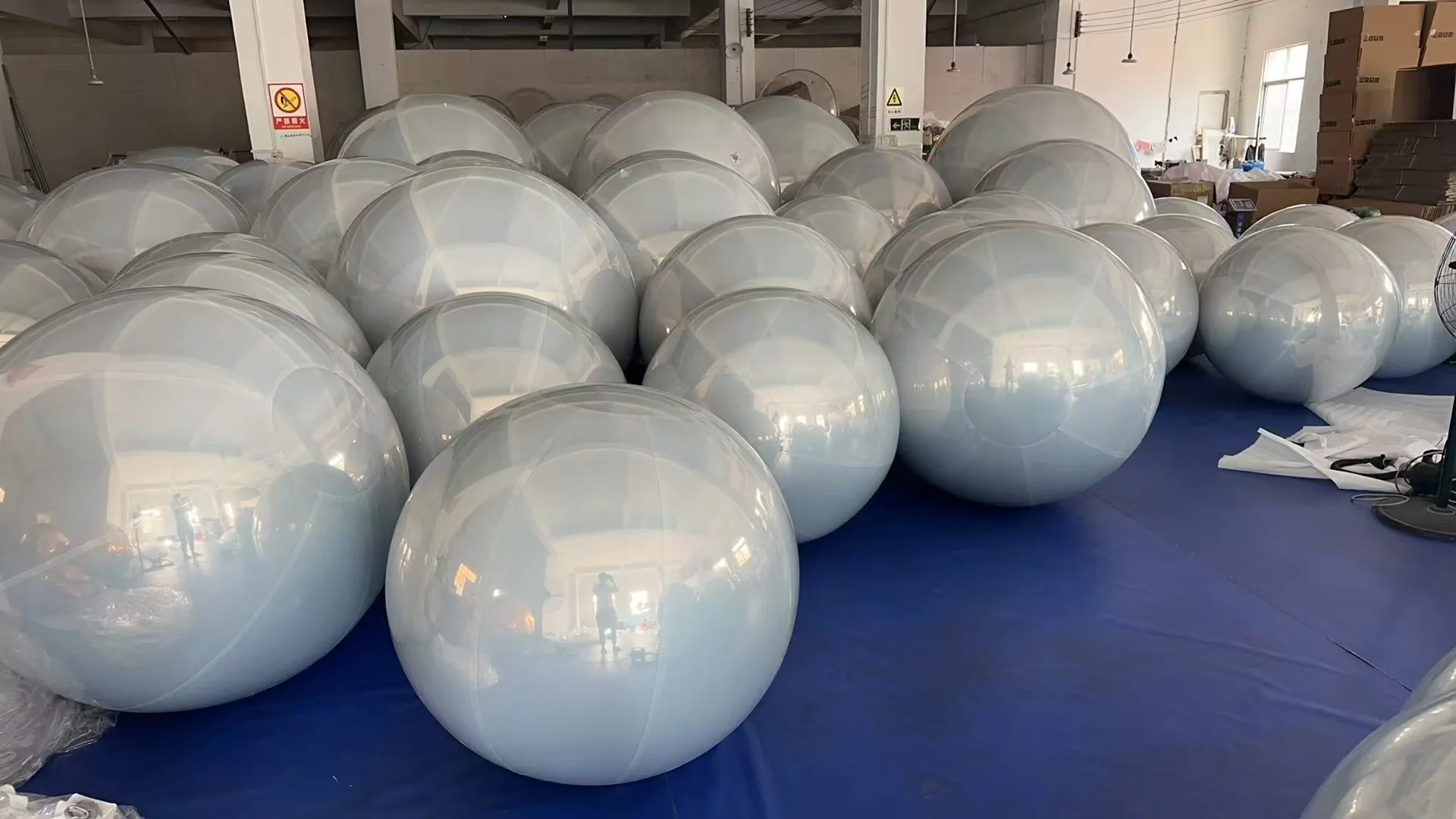 Giant Inflatable Metallic Balls - Perfect for Parties