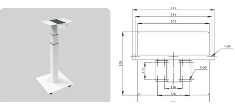 Height Adjustable Single Folding Table Leg - Ideal for Small Adjustable ...