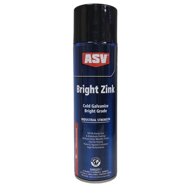 Asv Bright Zinc Cold Galvanizing Coating With Brilliant Shiny Finish To ...