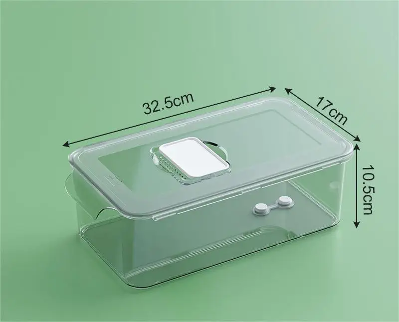 Refrigerator Special Drain Water Storage Box Drawer Kitchen Fresh Fruit ...