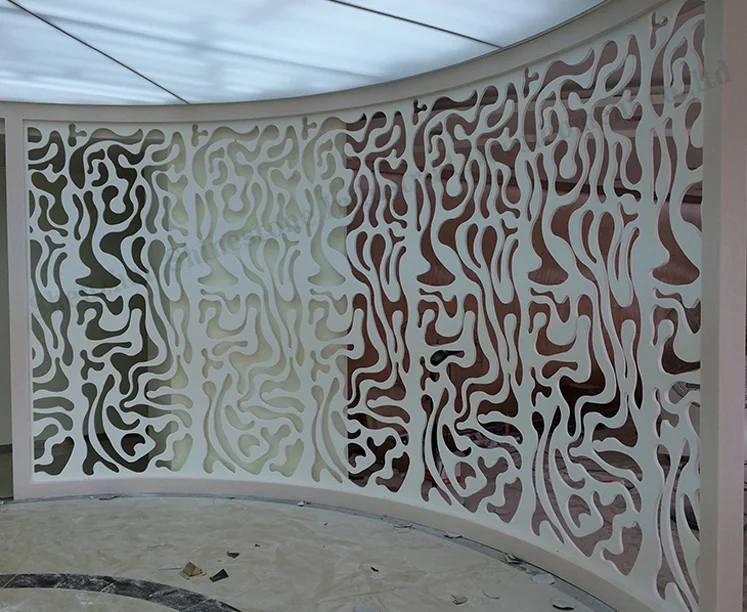 Custom Beautiful Design Aluminum Partition Fence Boards for Office ...