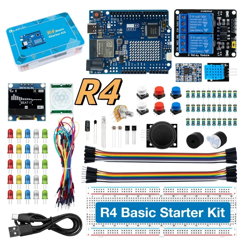 2024 Arduino Development Kit - R4 with Wifi for Beginners