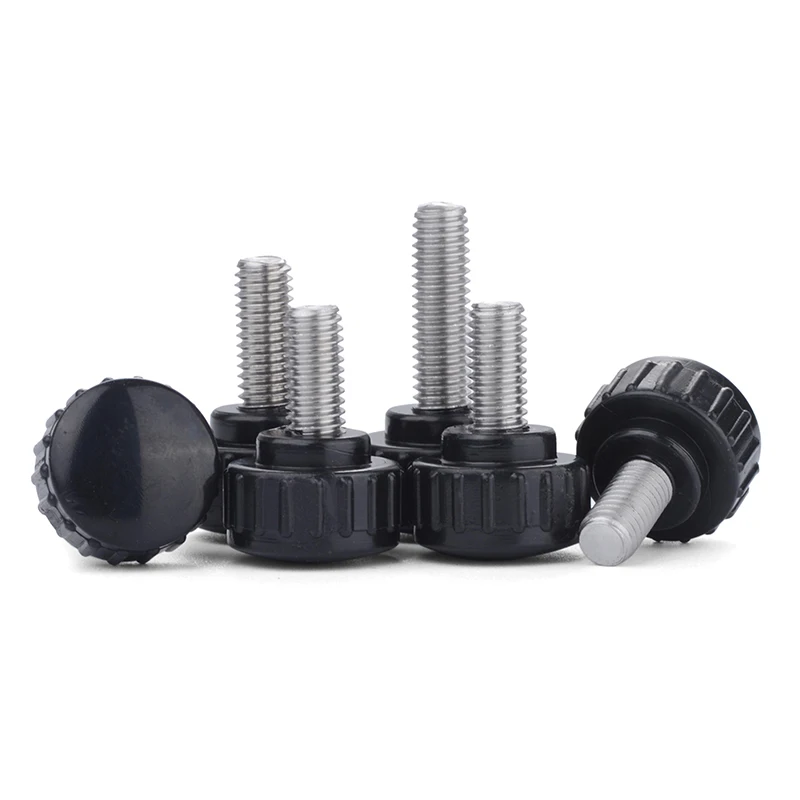 M5 Round Knurled Rubber Thumb Screw - Durable & Versatile