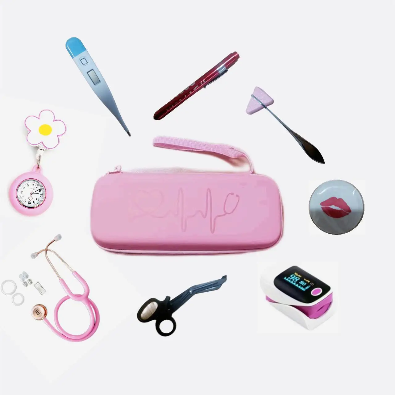 Nurse Essentials Medical Instrument Kit with Stethoscope