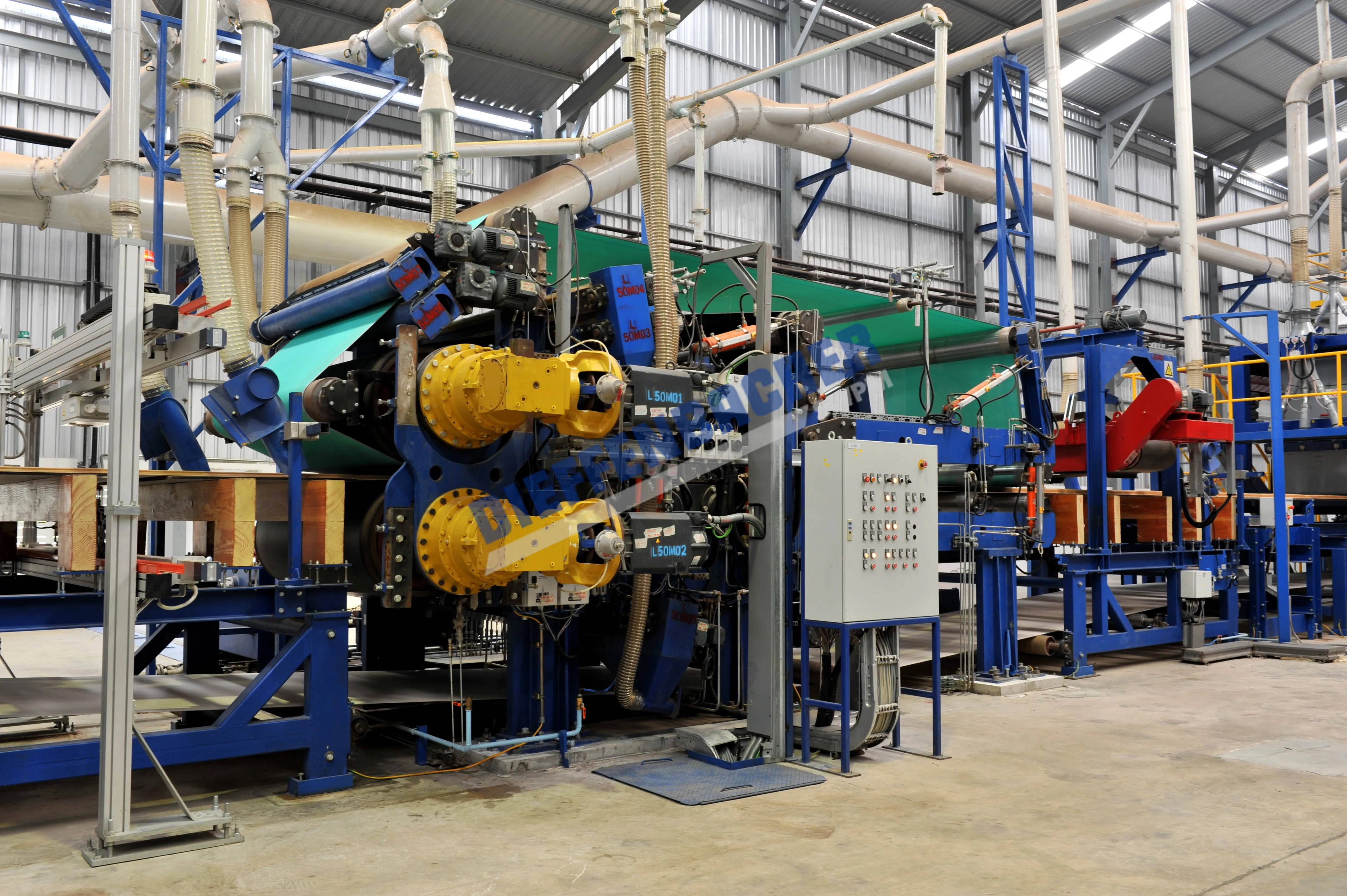 High Productivity Wood Based Panels Machinery MDF Board Making Machine