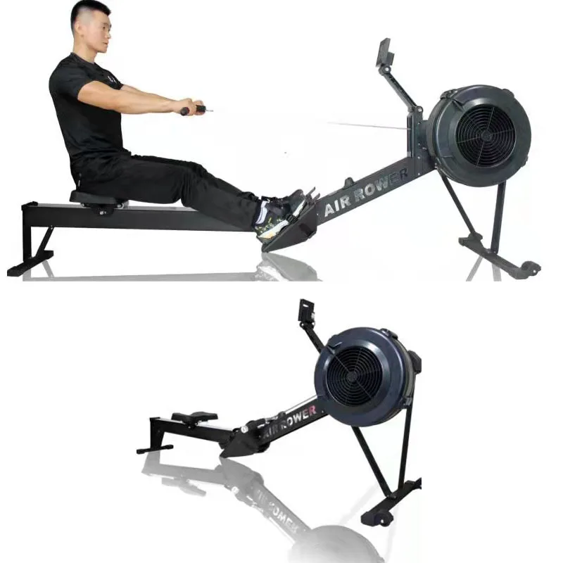 Foldable Home Commercial Air Rower Gym Equipment Gym Rowing Machine ...