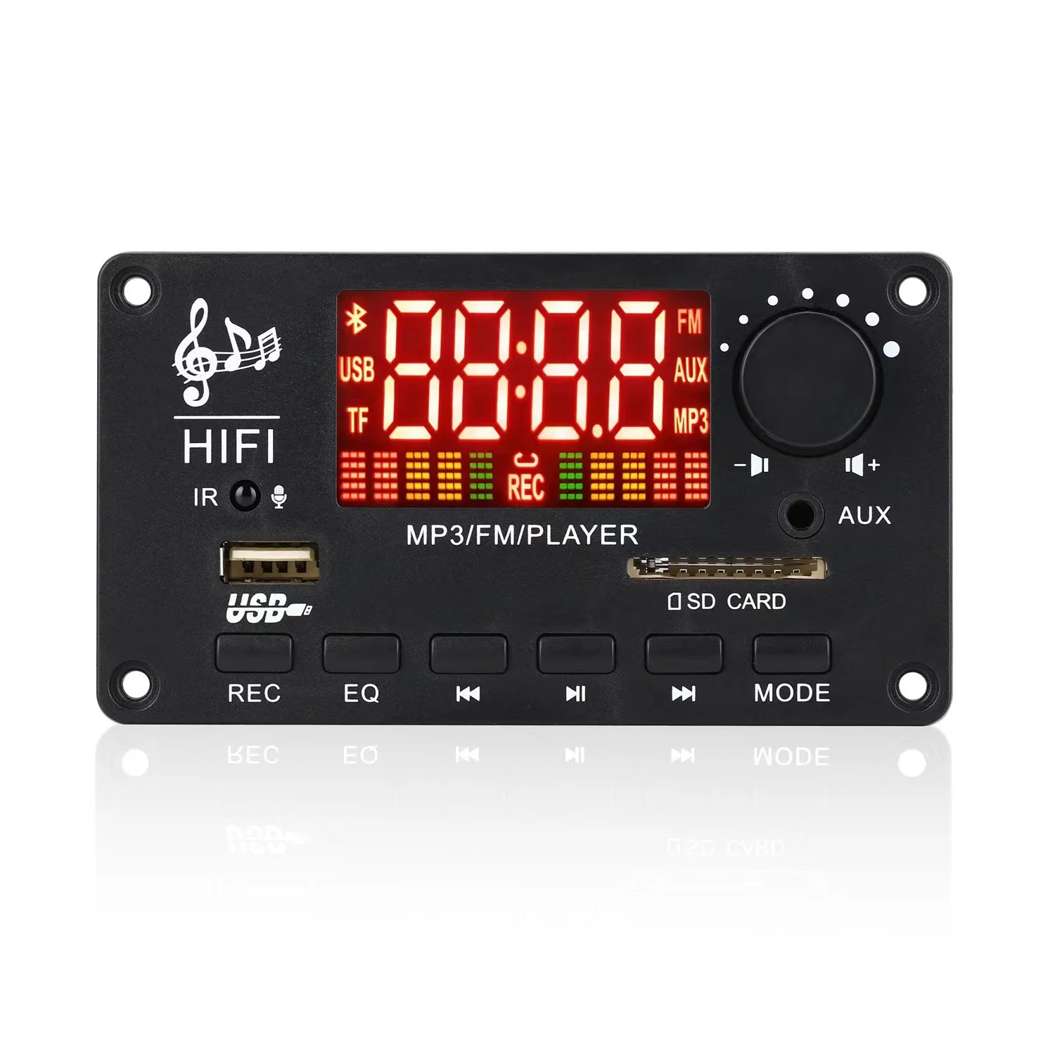 MP3 Player Bluetooth Decoding Board Module with 100W Amp