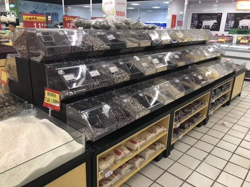 Top-rated Pc Plastic Candy Bins Acrylic Candy Container Bulk Food Bin ...