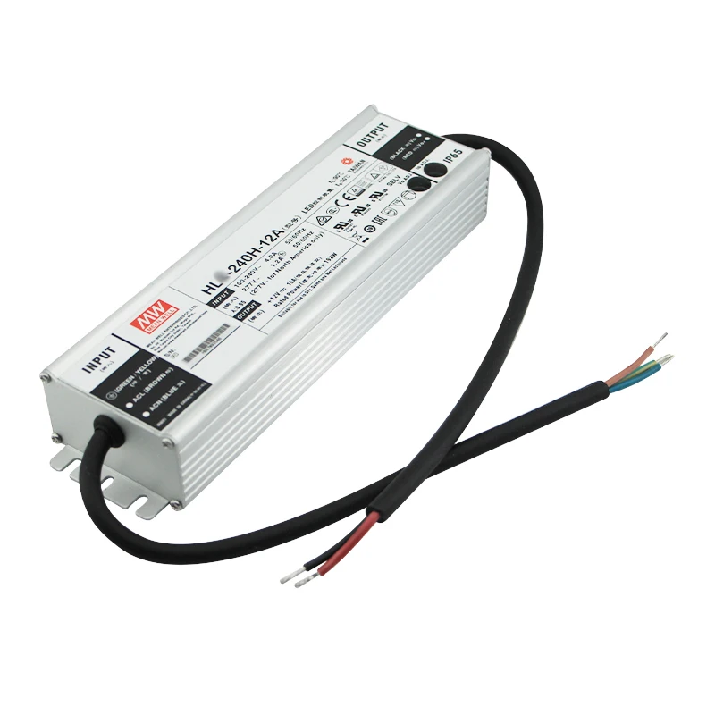 Meanwell HL 240W 12V 16A Waterproof LED Lights Driver