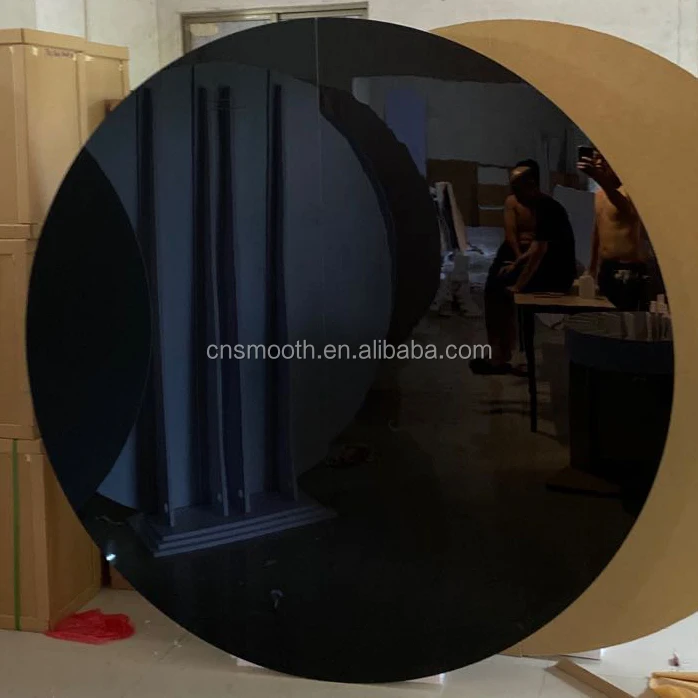 Black Round Board Circle Acrylic Wedding Backdrop - Buy Acrylic Wedding ...