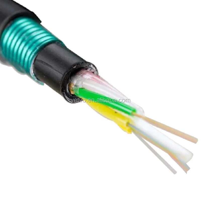 GYFTY53 Outdoor Fiber Optic Cable - 24 to 144 Core Single Mode, Direct ...