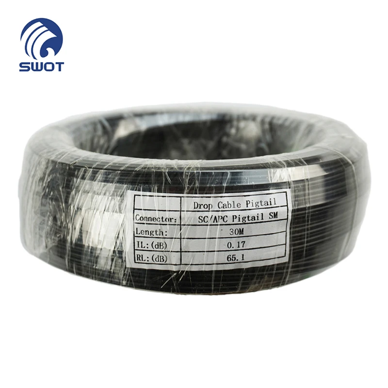 Single Mode FTTH Fiber Optic Cable - G657A1 Drop Pigtails