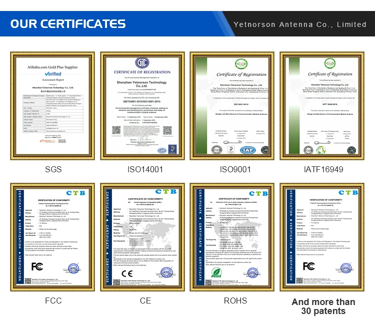 5G NR Antenna N41 N78 N79 - Sub-6ghz FR1 Frequency Bands
