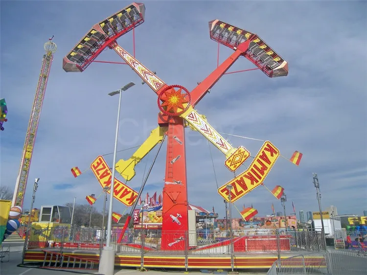 Scream Amusement Park Attraction: Double Arm Ranger Kamikaze Ride for ...