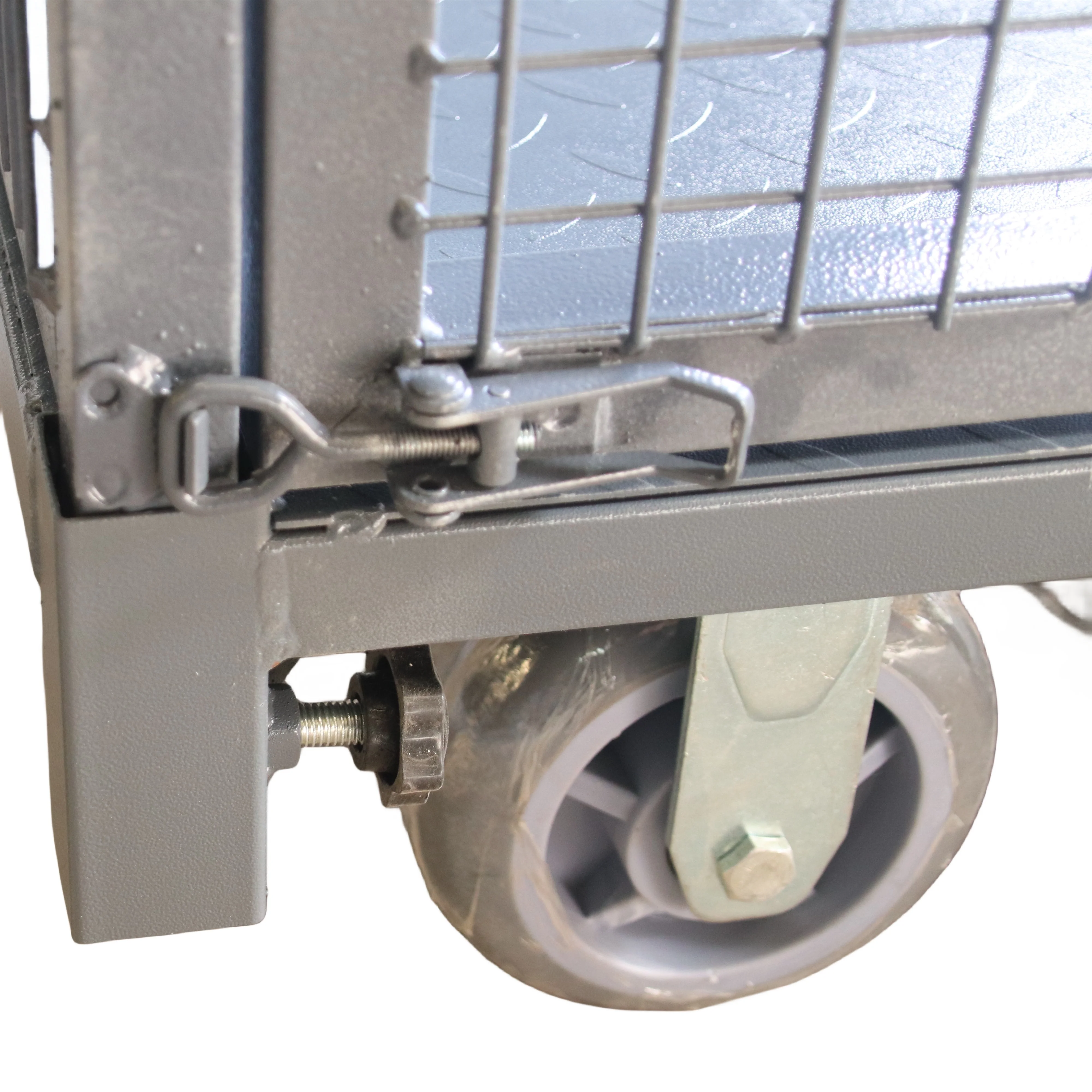 Heavy Industrial Foldable Square Four Wheeled Handcart - Buy Folding ...