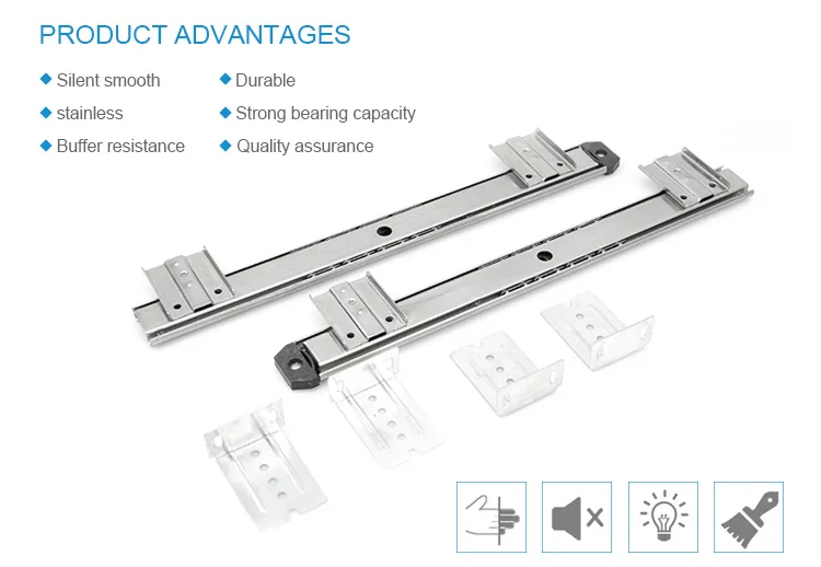 Monsoon 27mm Computer Keyboard Carrier Track Telescopic Channel Side ...
