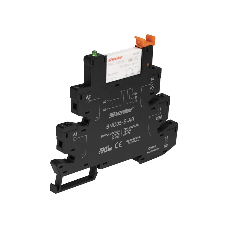 Shenler 12V Slim Relay with Socket - Sealed Electromagnetic Relay for ...